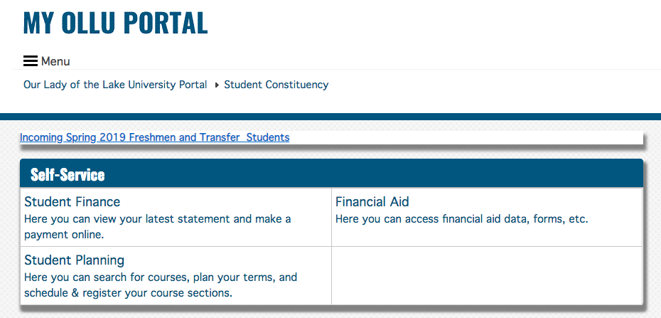 New systems for student financial aid and payment information now ...