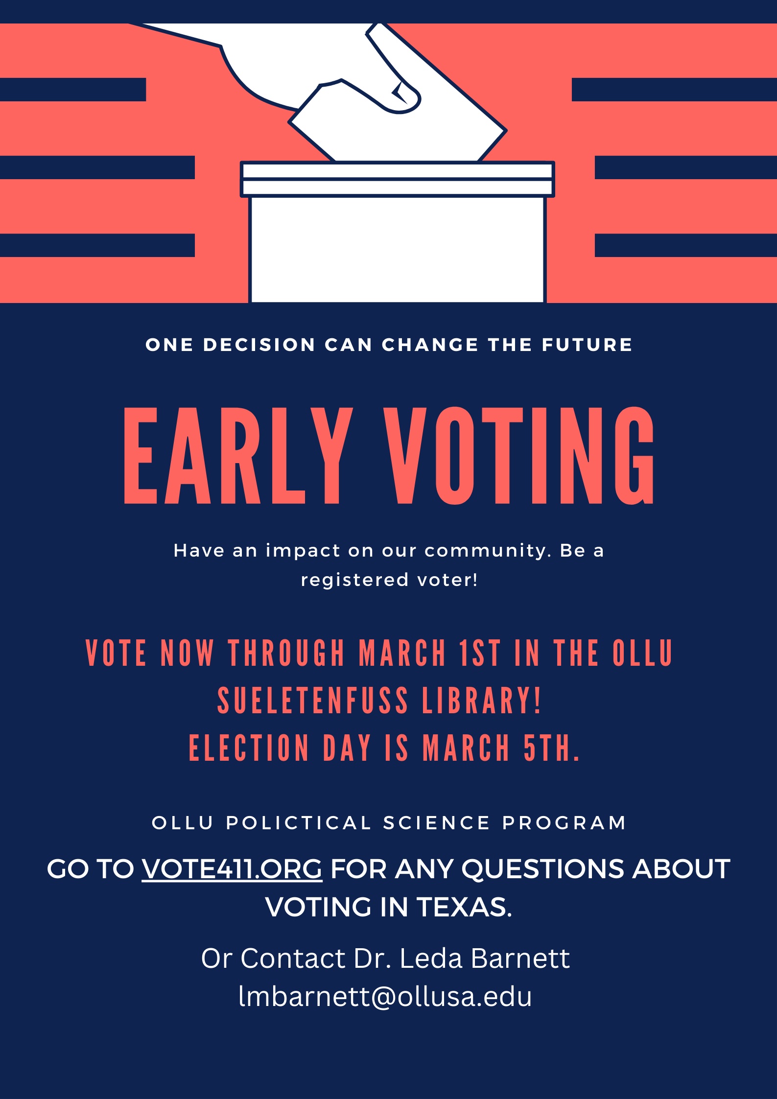 Vote early in Democratic-Republican Primary at Sueltenfuss Library ...
