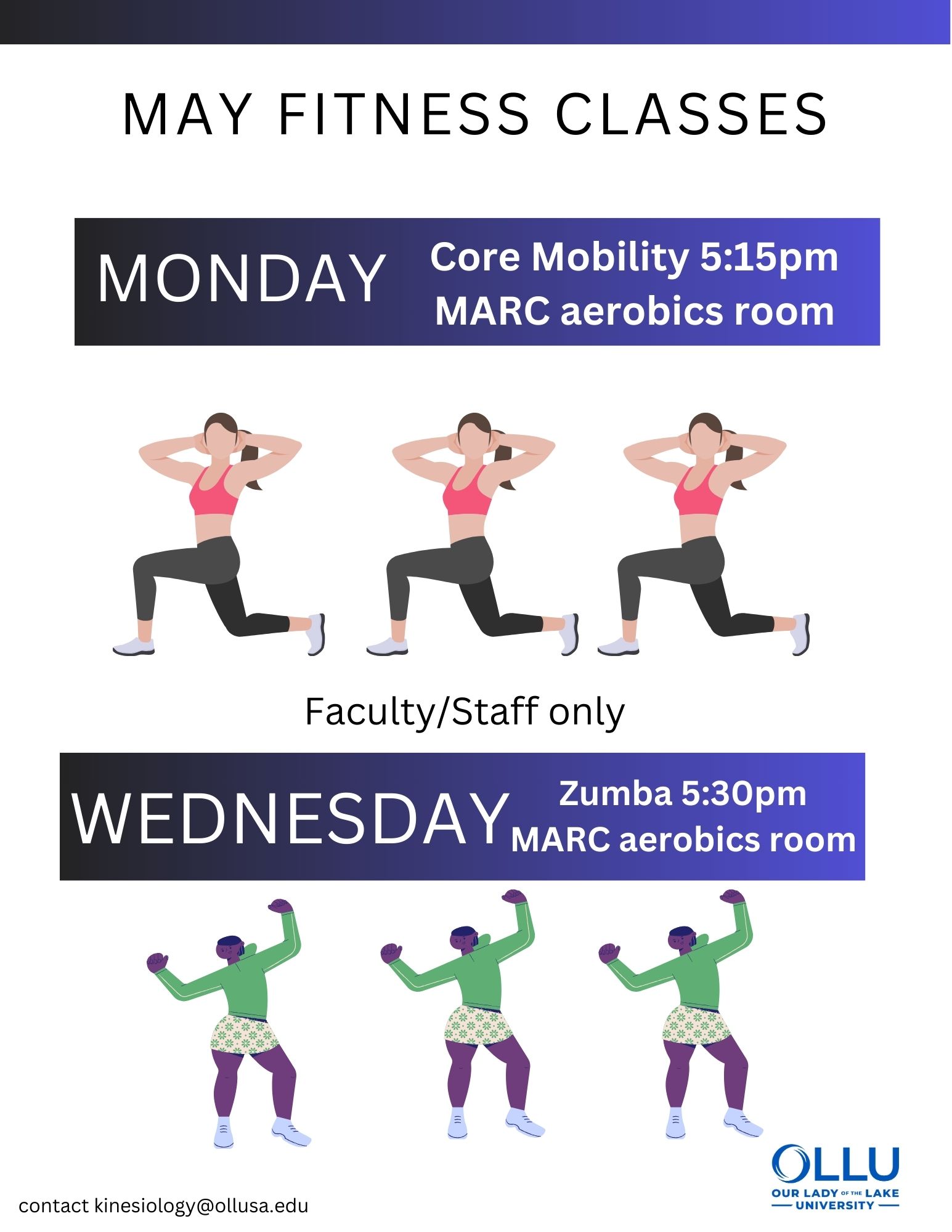 May fitness classes set for Mondays, Wednesdays – Lake Weekly