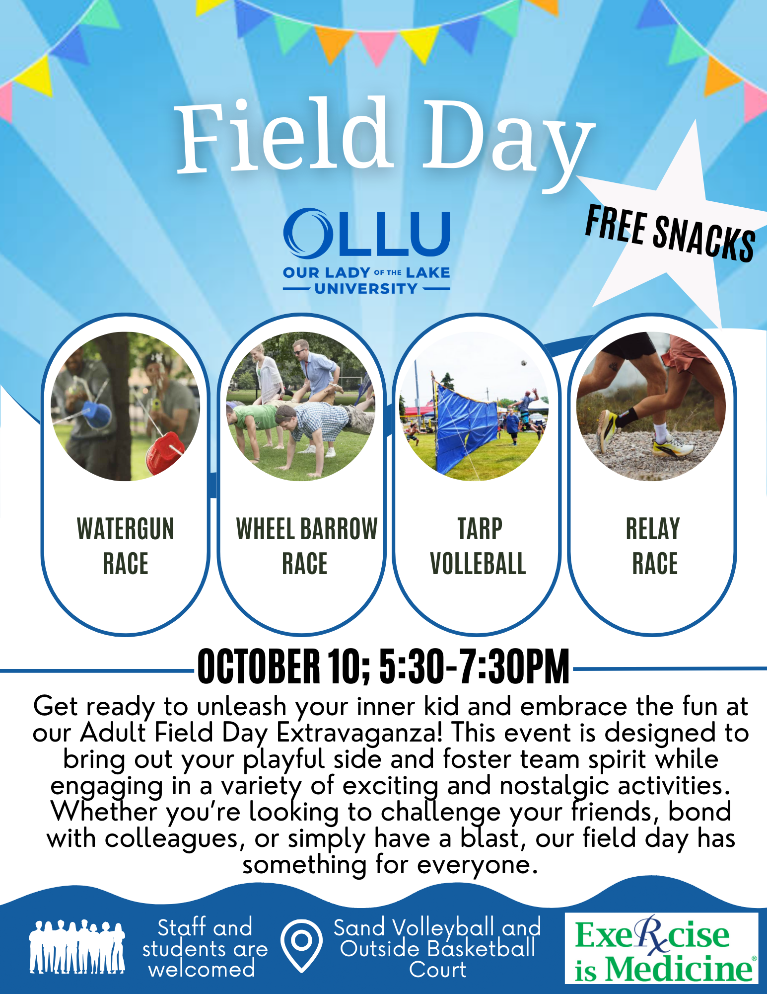 Fitness Field Day to be held on Oct. 10 – Lake Weekly