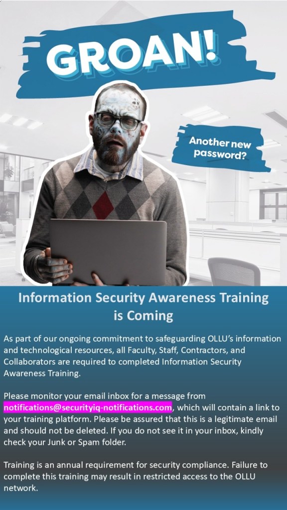 Mandatory Information Security Awareness Training is Coming – Lake Weekly