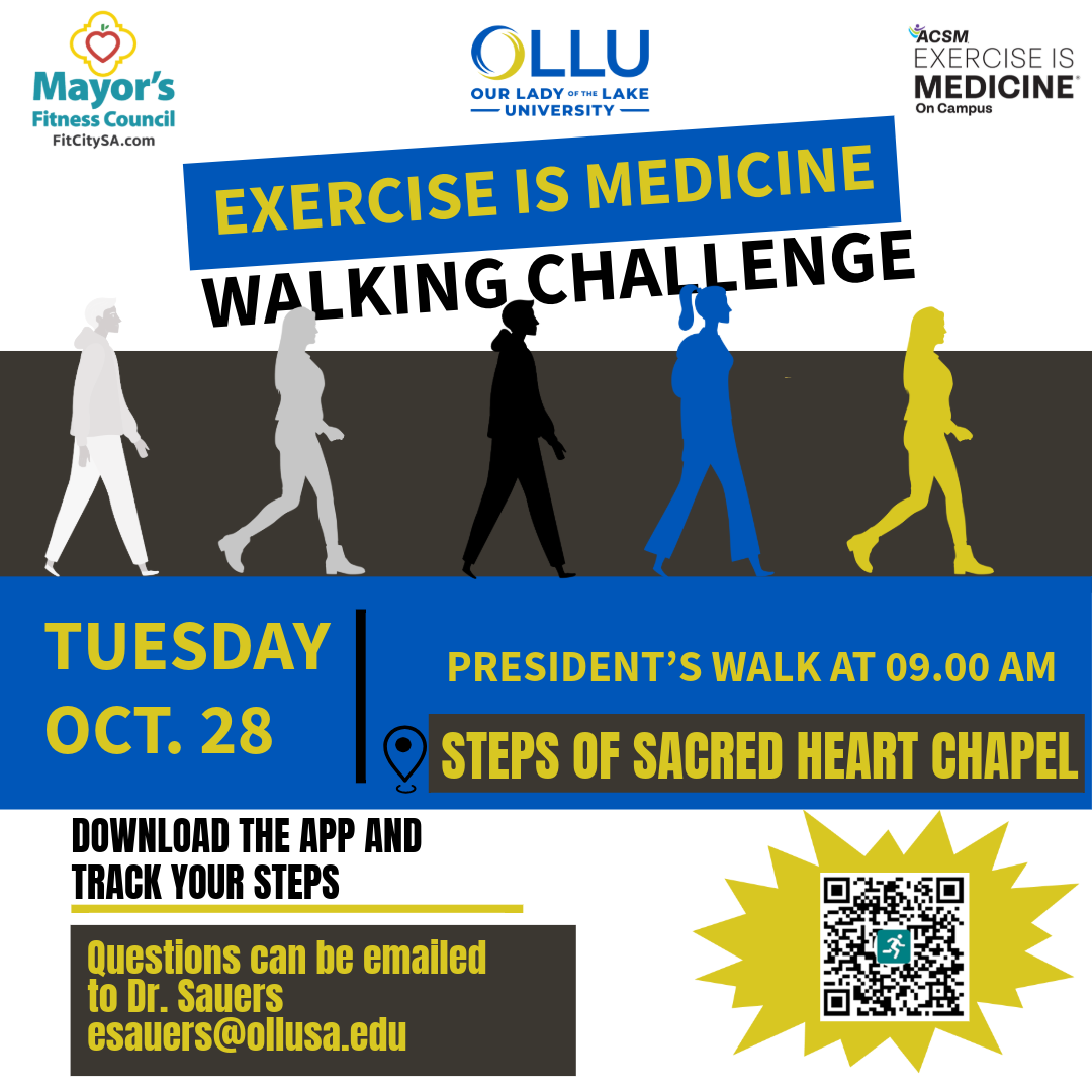 REMINDER: Get Ready to Move: OLLU’s Exercise is Medicine Walking ...